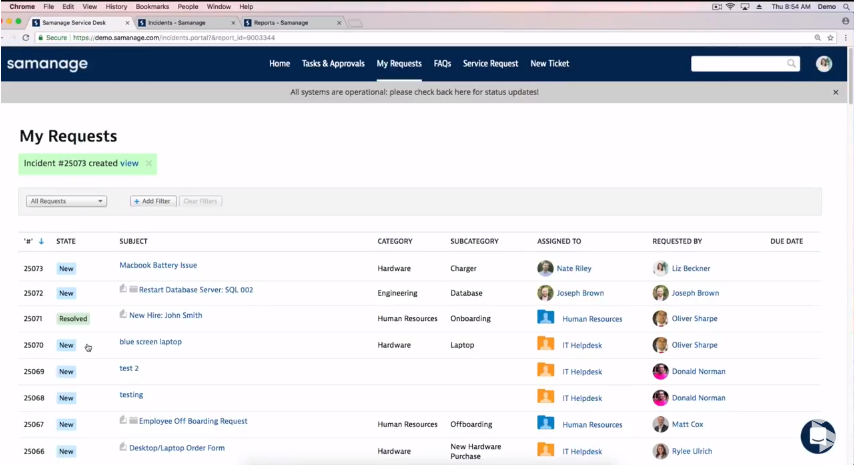 Samanage: precios, funciones y opiniones