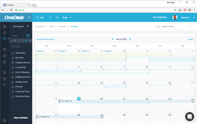 OneDesk for Projects: precios, funciones y opiniones