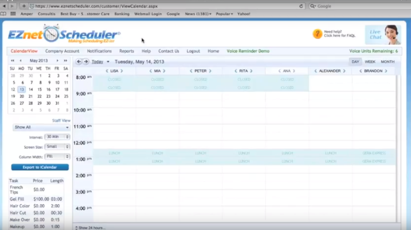EZNet Scheduler : precios, funciones y opiniones