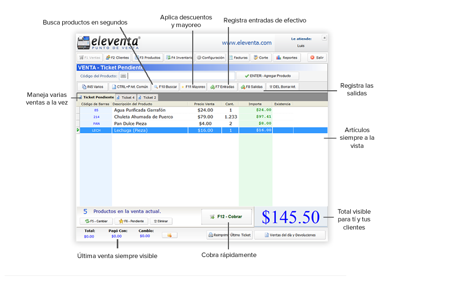 Eleventa punto de venta 】Información, Reseñas y Precios | 2023 |